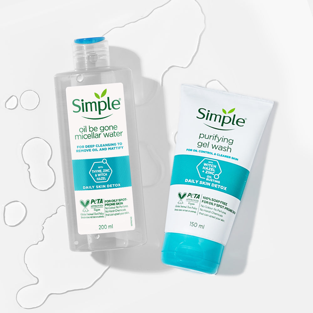 Anti-Acne Double Cleanse Combo | Simple Skincare