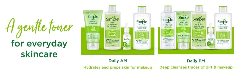 Simple Soothing Facial Toner - 200ml | Simple Skincare