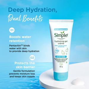 Water Boost Gel Creme | Simple Skincare