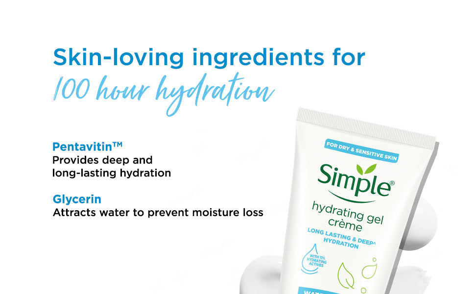 Water Boost Hydrating Gel Creme | Simple Skincare