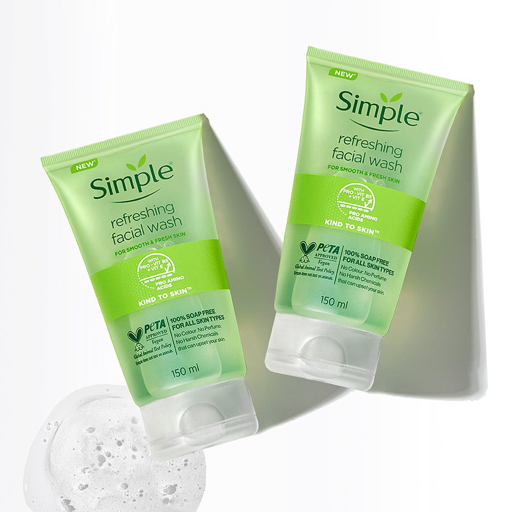 Refreshing Face Wash (Pack of 2) | Simple Skincare